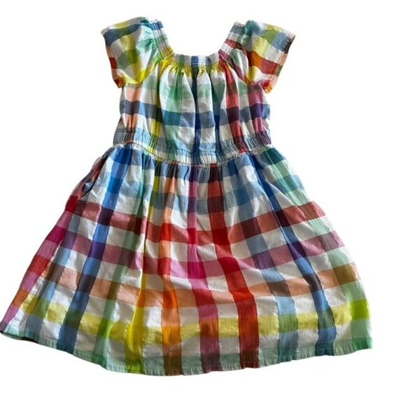 Primary | Dresses | Primary Rainbow Gingham Dress Size | Poshmark